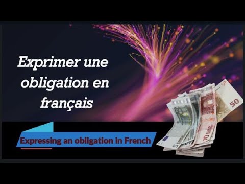 French Essentials: How to Express an obligation in French | Exprimer ...