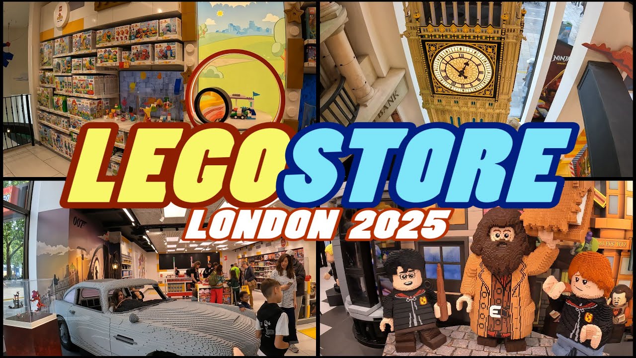 LEGO STORE Tour London 2025 - Leicester Square London [4k] - YouTube