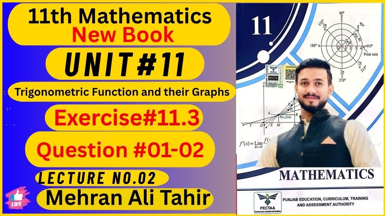 11th Class Math New Book Chapter no.11|Exercise no.11.3|Question no.1 ...