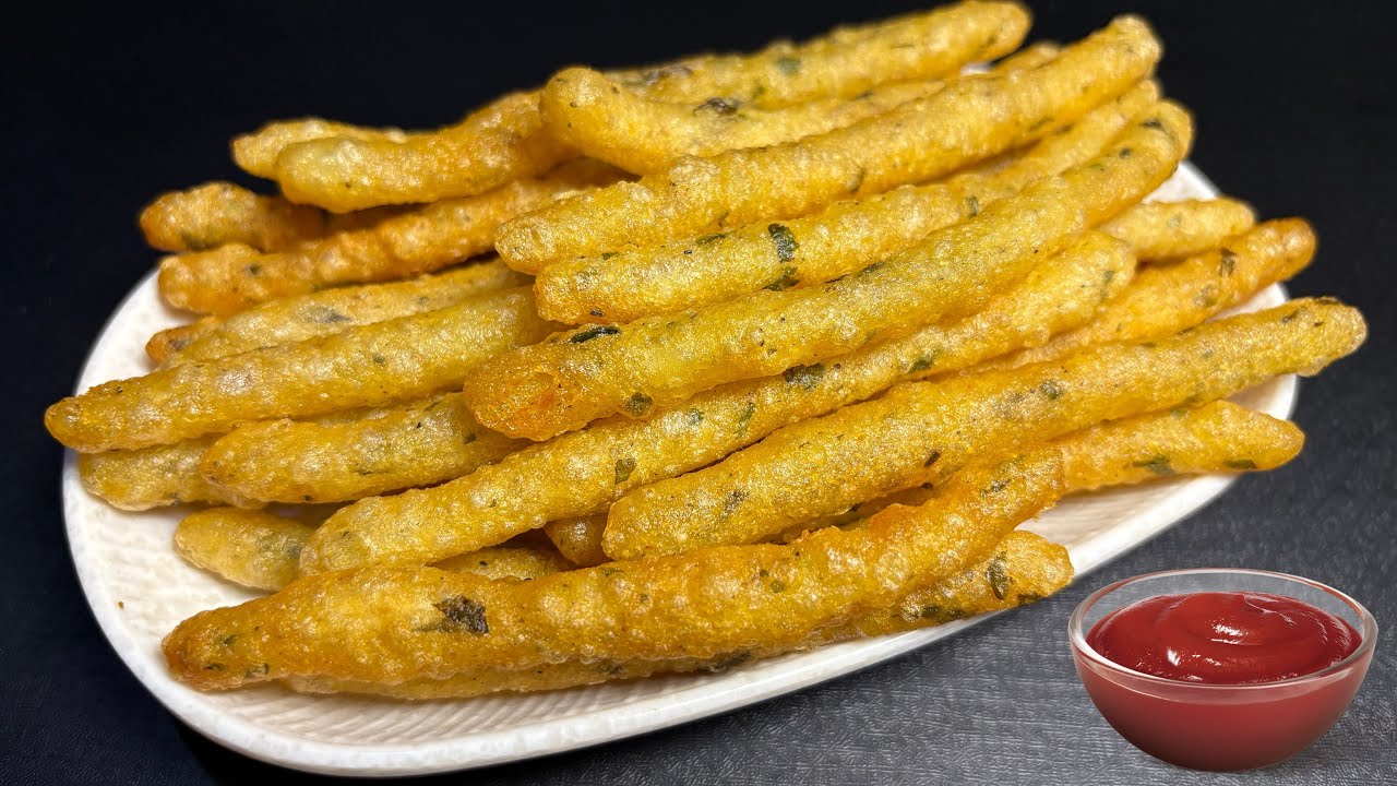 Crispy Potato Sticks | Potato Crispy Fingers | Aloo Sticks | Easy ...
