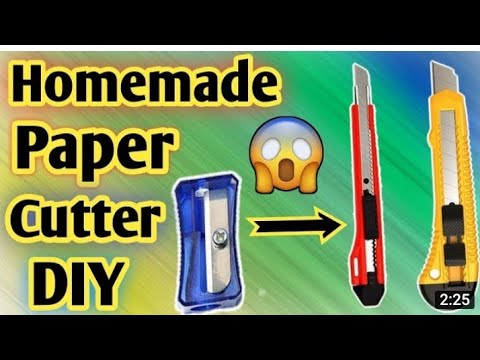 HOW TO MAKE CUTTER AT HOME|HOMEMADE CUTTER|VERY EASY WAY|BILLING ART'S ...
