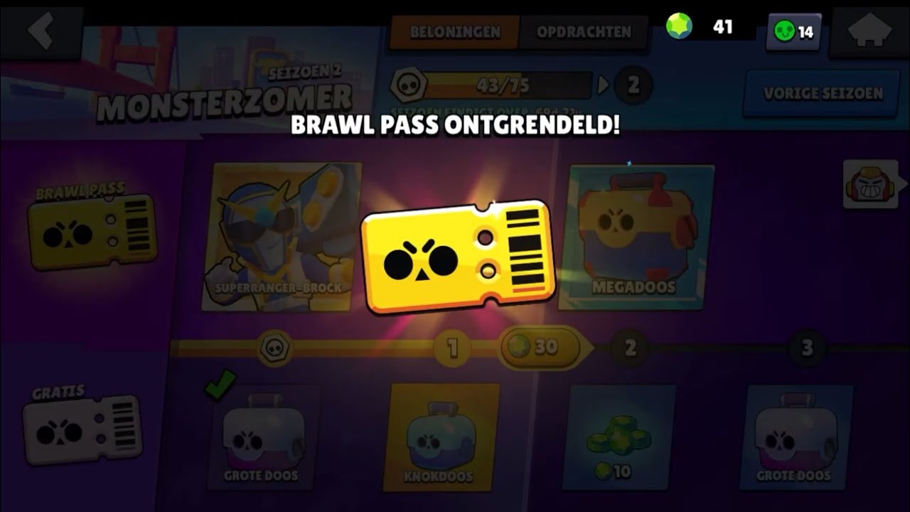 De nieuwe Brawl Pass van seizoen 2 kopen & wat dozen openen in Brawl ...