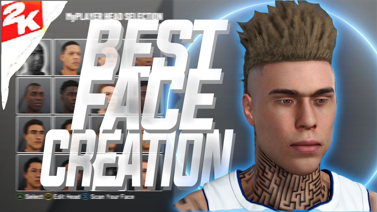 BEST FACE CREATION NBA 2K20! 100% REALISTIC COMP FACE SCULPTURE! LOOK ...