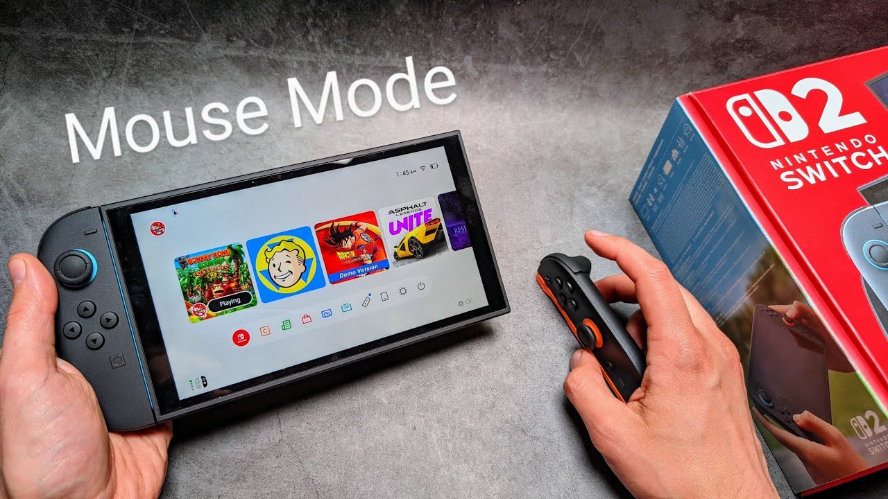 How to Use Joy-Con Controller as a Mouse on Nintendo Switch 2 - YouTube