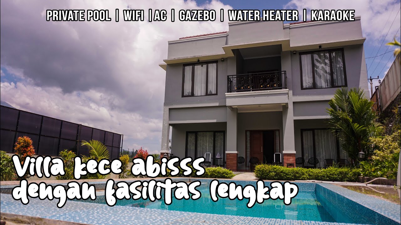 VILLA KECE ABISSSS...DENGAN FASILITAS LENGKAP & COCOK UNTUK KELUARGA ...