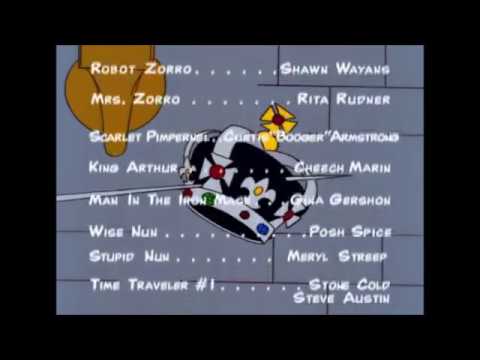Simpson 11x05 Zorro Rap VOS - YouTube