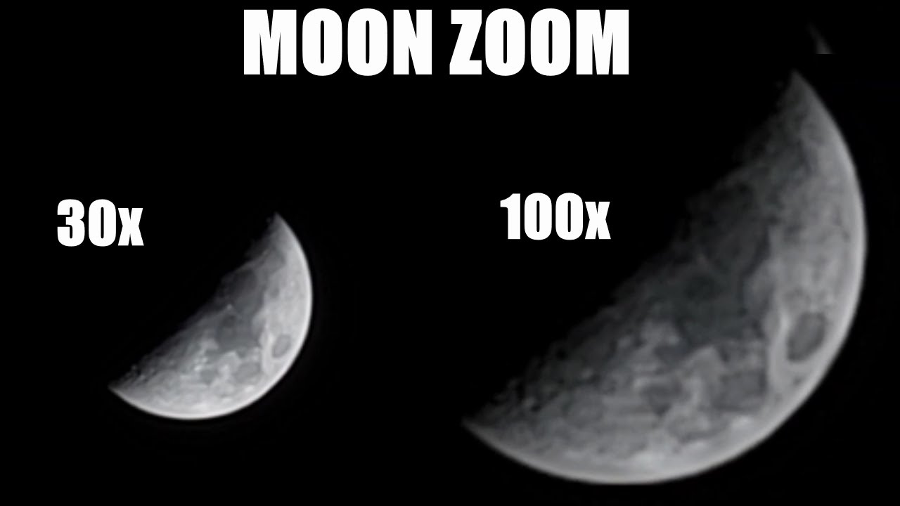 MOON ZOOM 30x & 100x - November 19, 2023 - YouTube