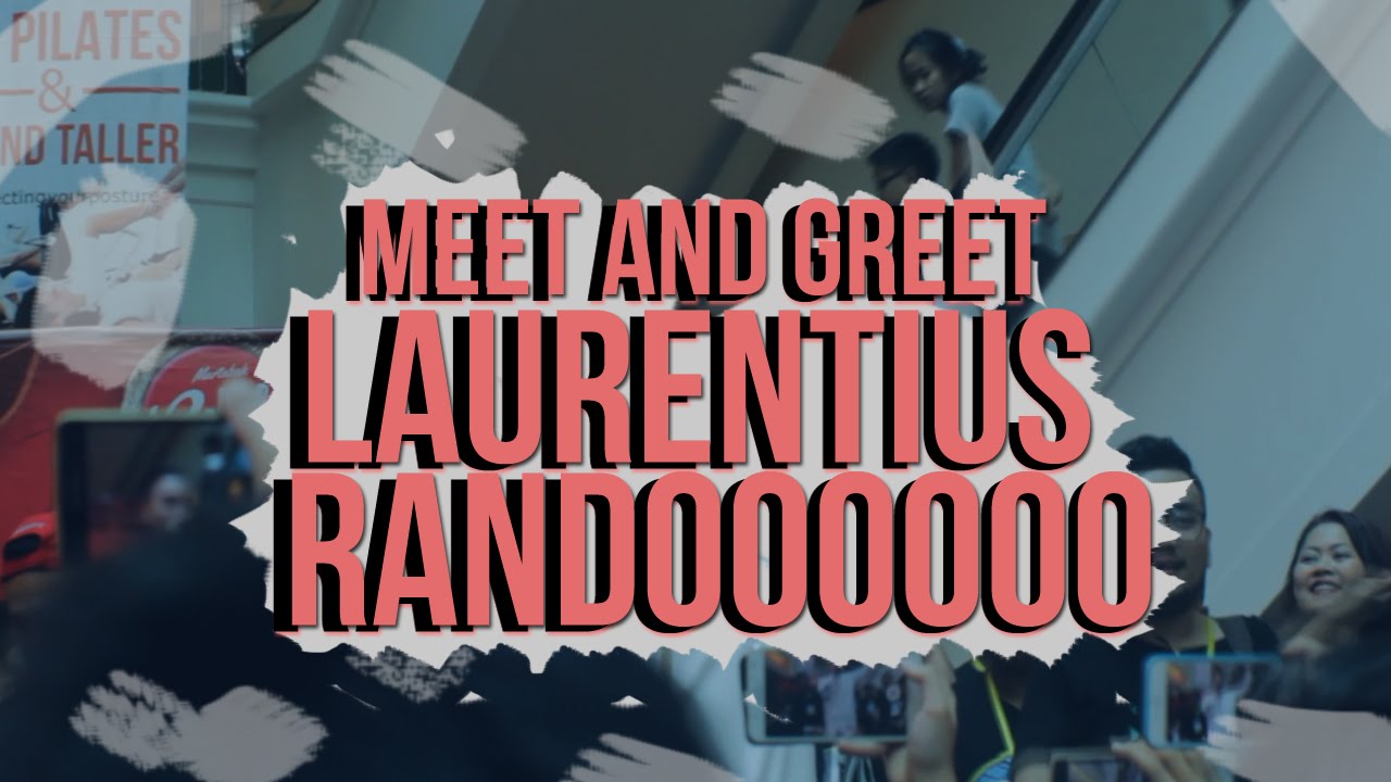 MEET&GREET LAURENTIUS RANDO a.k.a GAZELLE CROOOOSSS!!! - YouTube