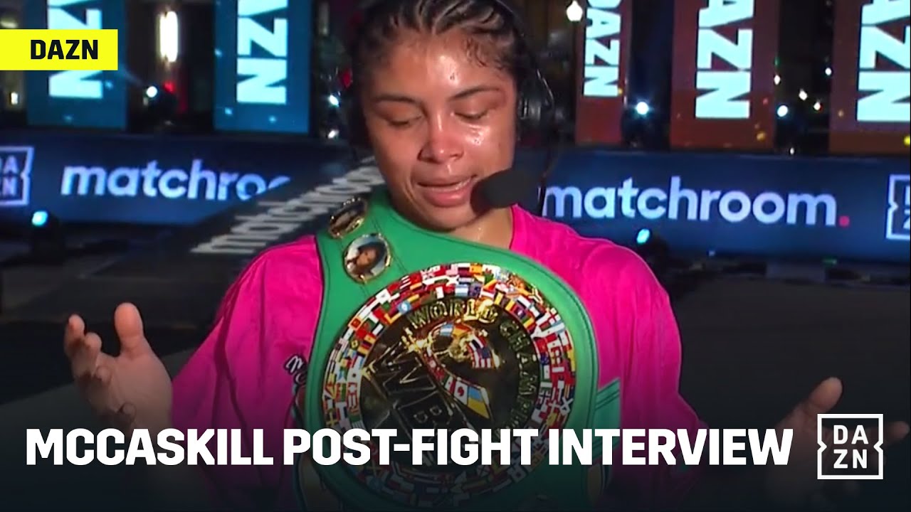 Jessica McCaskill's Inspiring Post-Fight Interview, From Homeless Youth ...