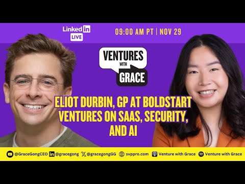 Eliot Durbin, GP at BOLDstart Ventures on SaaS, Security, and AI - YouTube