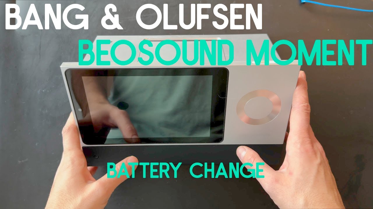 Bang & Olufsen Beosound Moment Battery change - YouTube