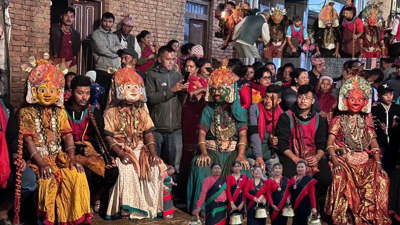 Thecho Dashain Nabadurga Last day Jatra #culture #newari #thecho # ...