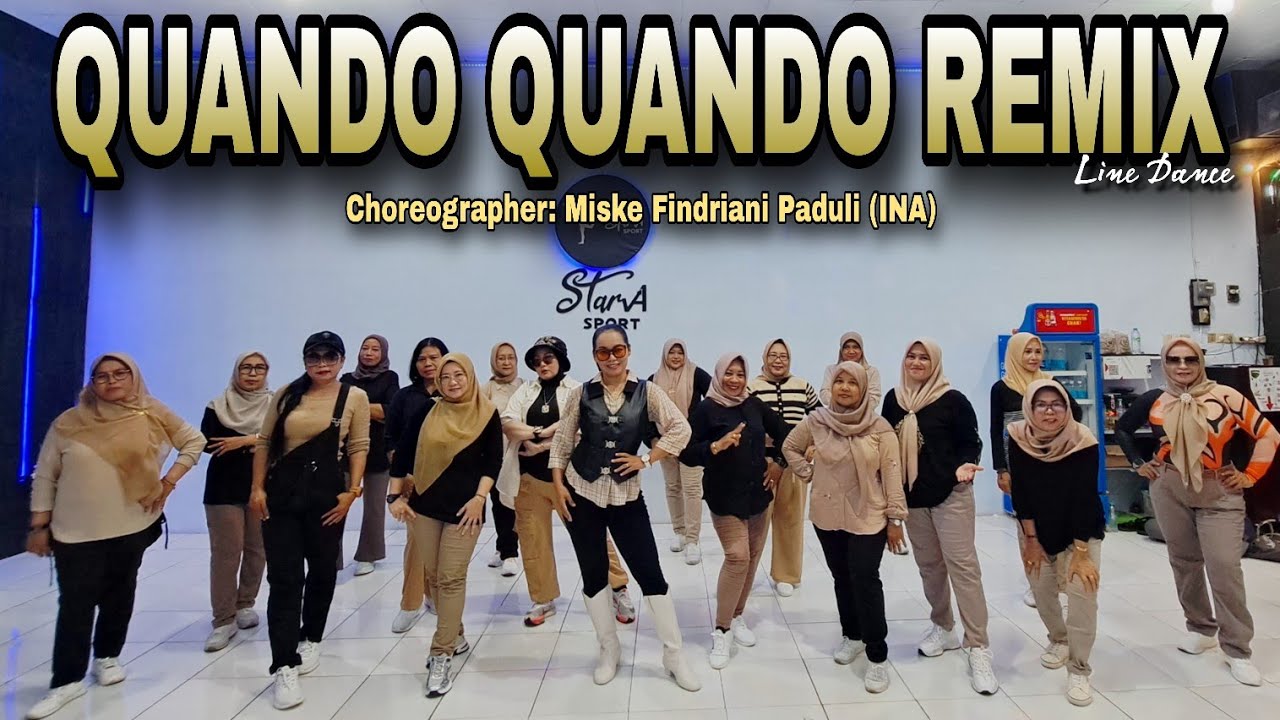 QUANDO QUANDO REMIX || Line Dance || Dieva Dance Studio Kediri - YouTube