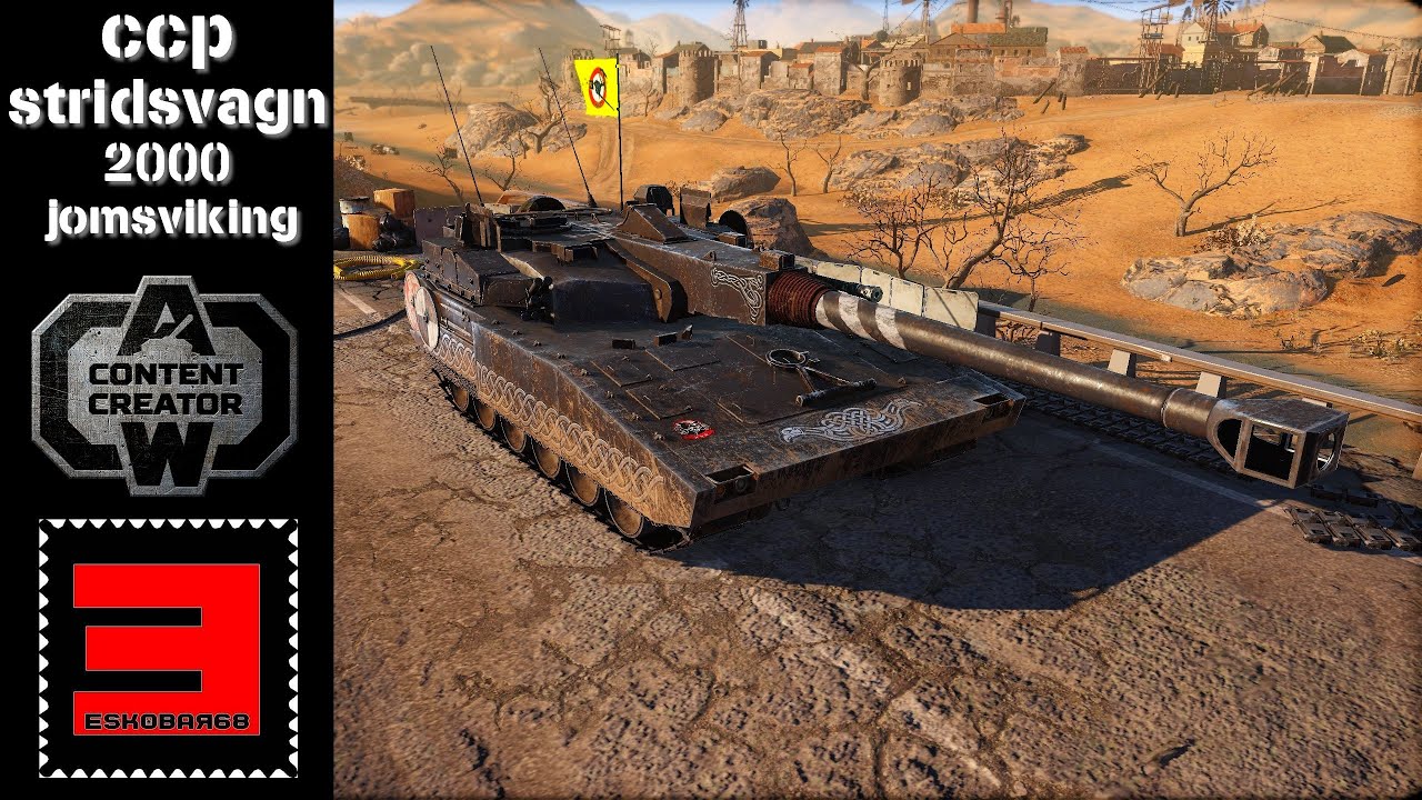 Armored Warfare Stridsvagn 2000 Jomsviking CCP rang 10 GamePlay - YouTube