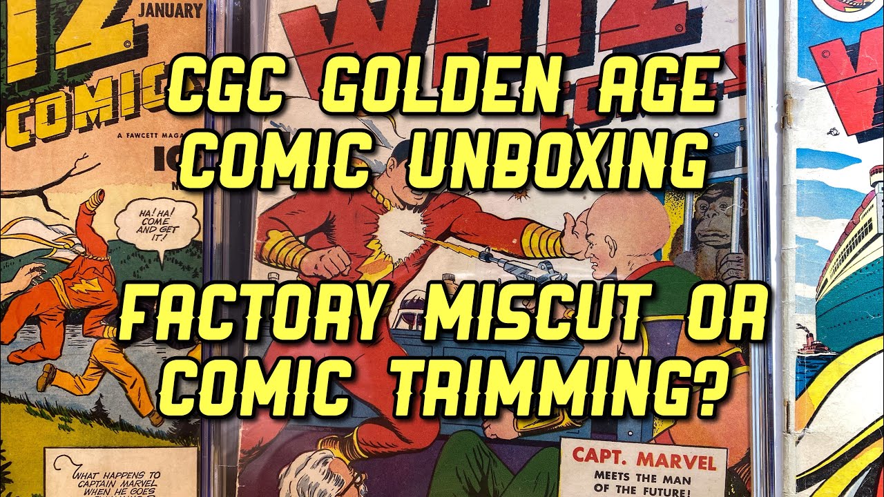 CGC Golden Age Comic Book Unboxing, Miscut or Trimmed Cover? - YouTube