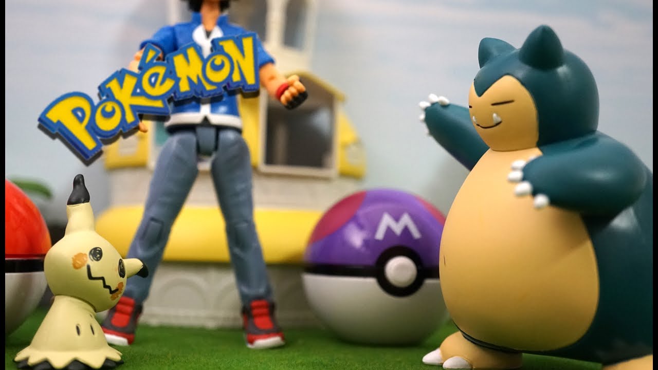 Pokemon ! 「Mimikyu VS Snorlax fights at pokemon battle dice」「ミミッキュVS ...