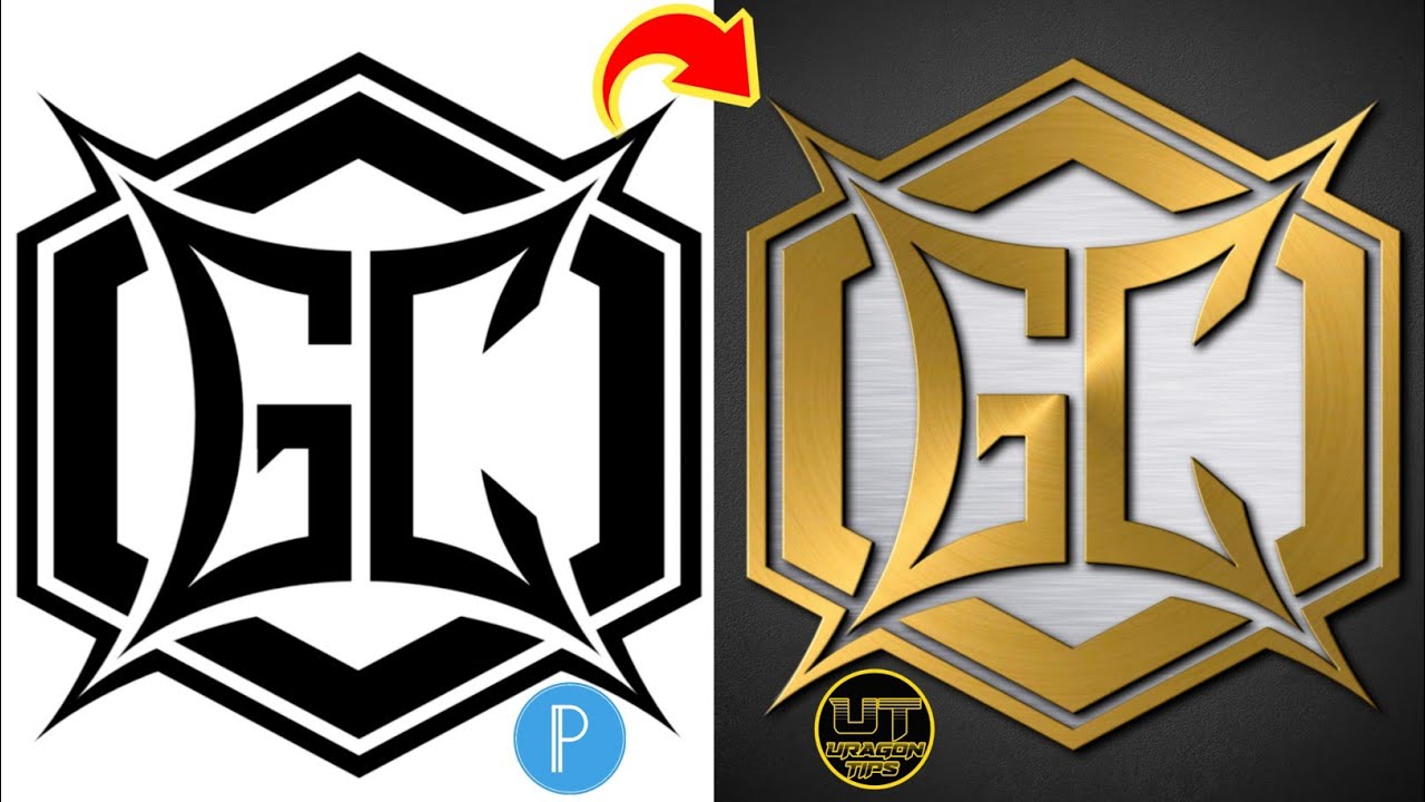 GC Logo Design Tutorial in Pixellab || Uragon Tips - YouTube