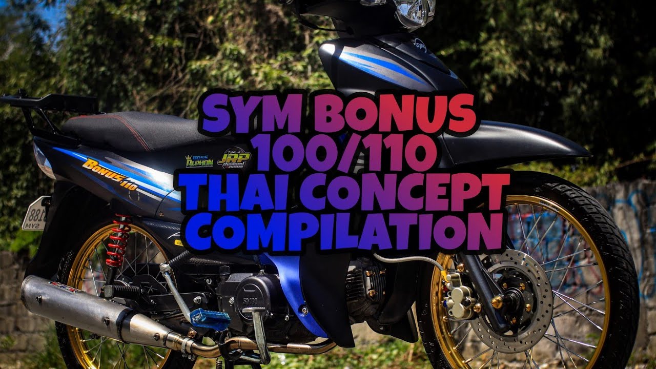 SYM BONUS 100/110 THAI CONCEPT - YouTube