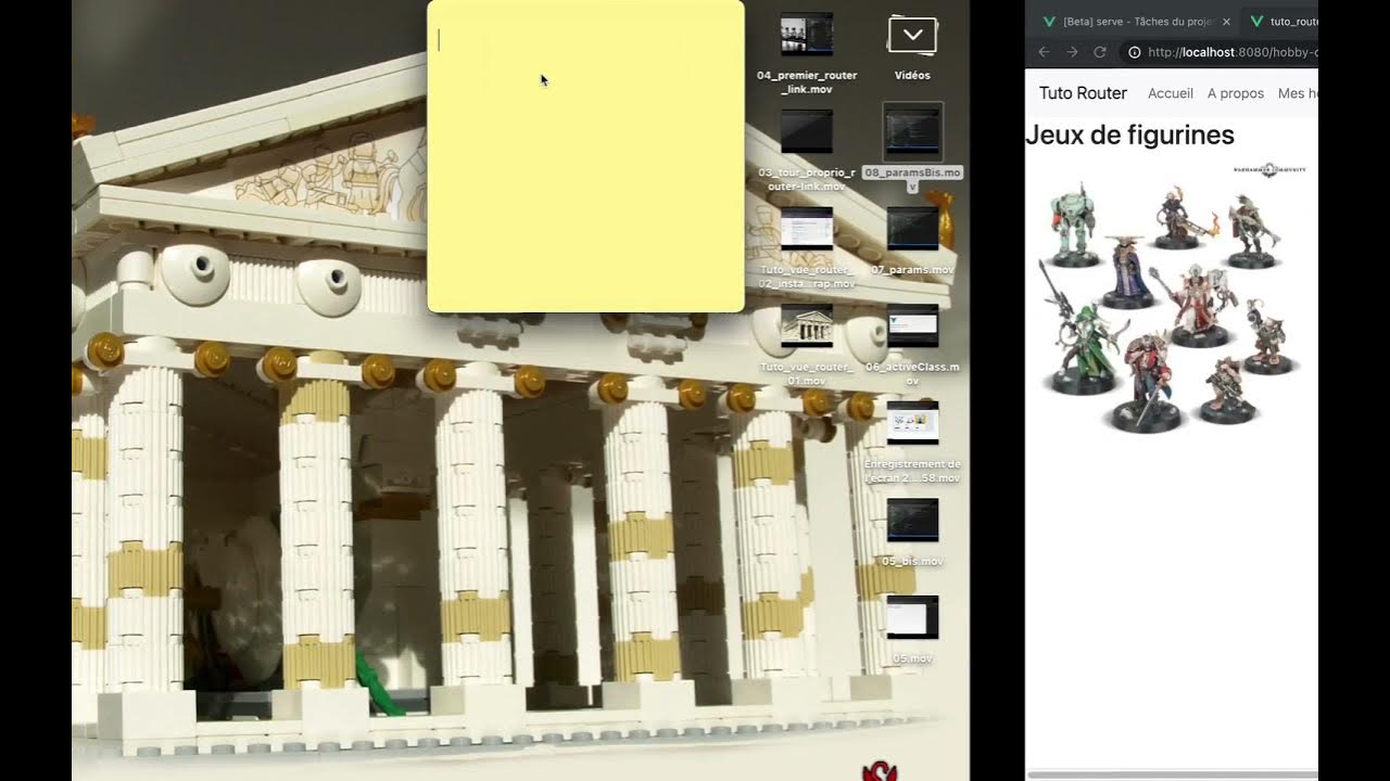 Vue Router 09 : Params change, rerender component - YouTube