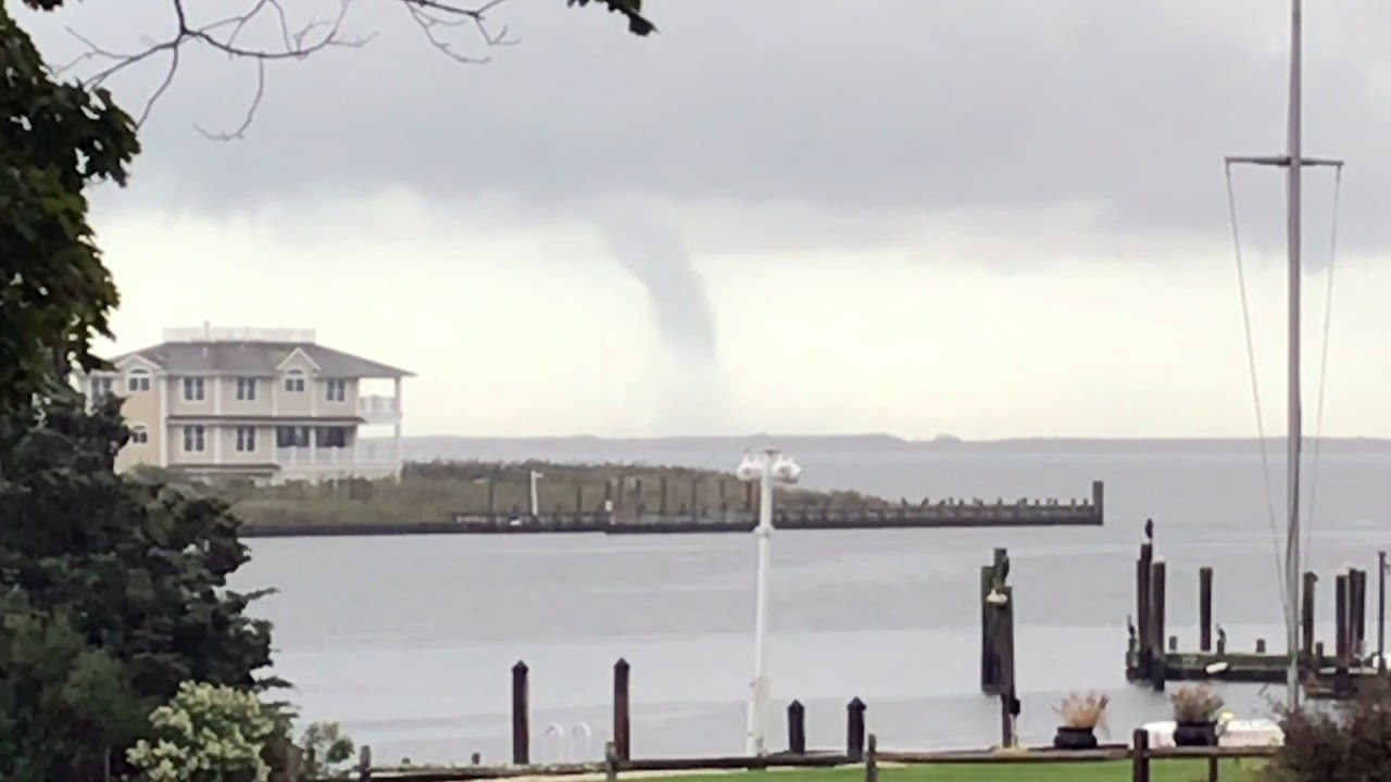 Waterspout Over The Atlantic Ocean on Eastern Long Island New York ...