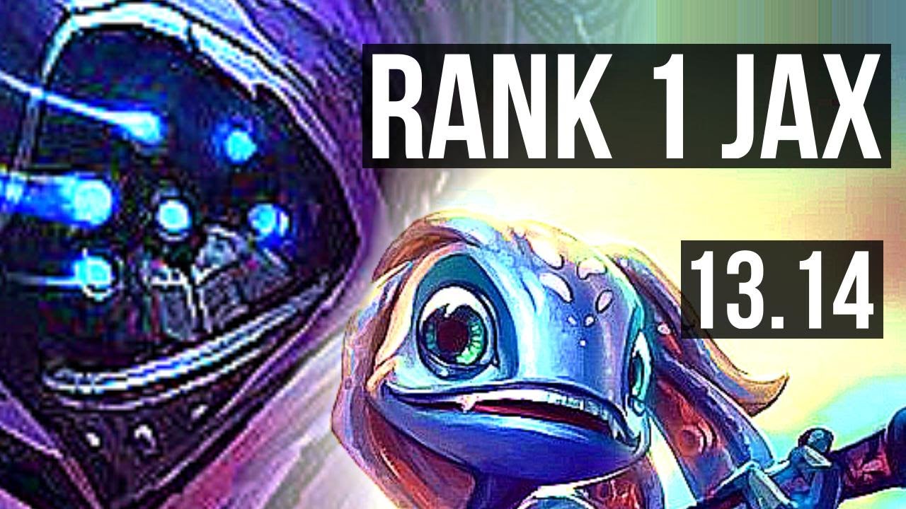 JAX vs FIZZ (TOP) | Rank 1, Rank 1 Jax, 1.2M mastery, 300+ games | NA ...