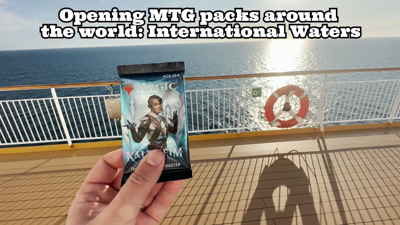 1st ever pack opening in International Waters - Opening Magic the ...