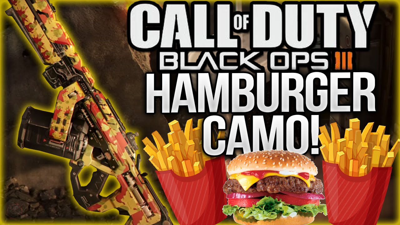 BLACK OPS 3 "HAMBURGER" CAMO! - Pickles, Ketchup, Mustard Camo! (COD ...