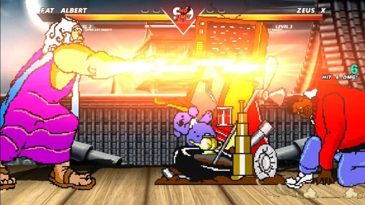 FAT ALBERT VS ZEUS - AMAZING EPIC FIGHT BATTLE ! - YouTube