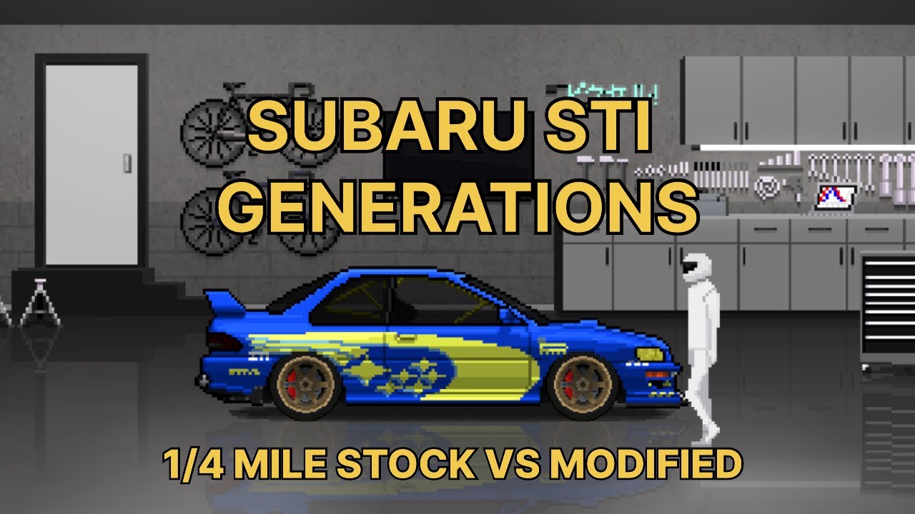 WHICH SUBARU WRX STI IS THE FASTEST in a 1/4 Mile Drag Race? - STOCK VS ...