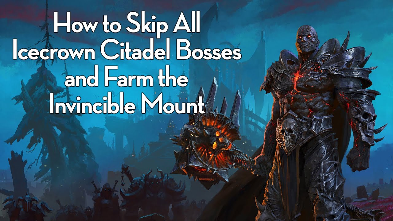 (NO LONGER WORKS SINCE PATCH 9.0) How to Skip All Icecrown Citadel ...