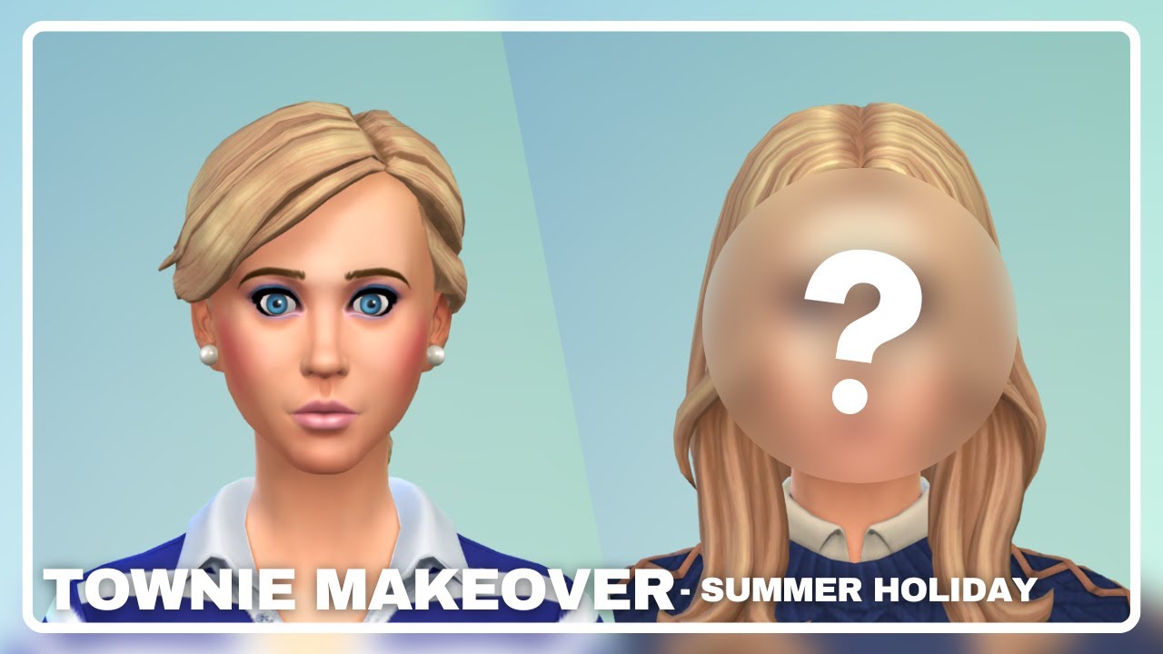 Summer Holiday | The Sims 4 | Townie Makeover - YouTube