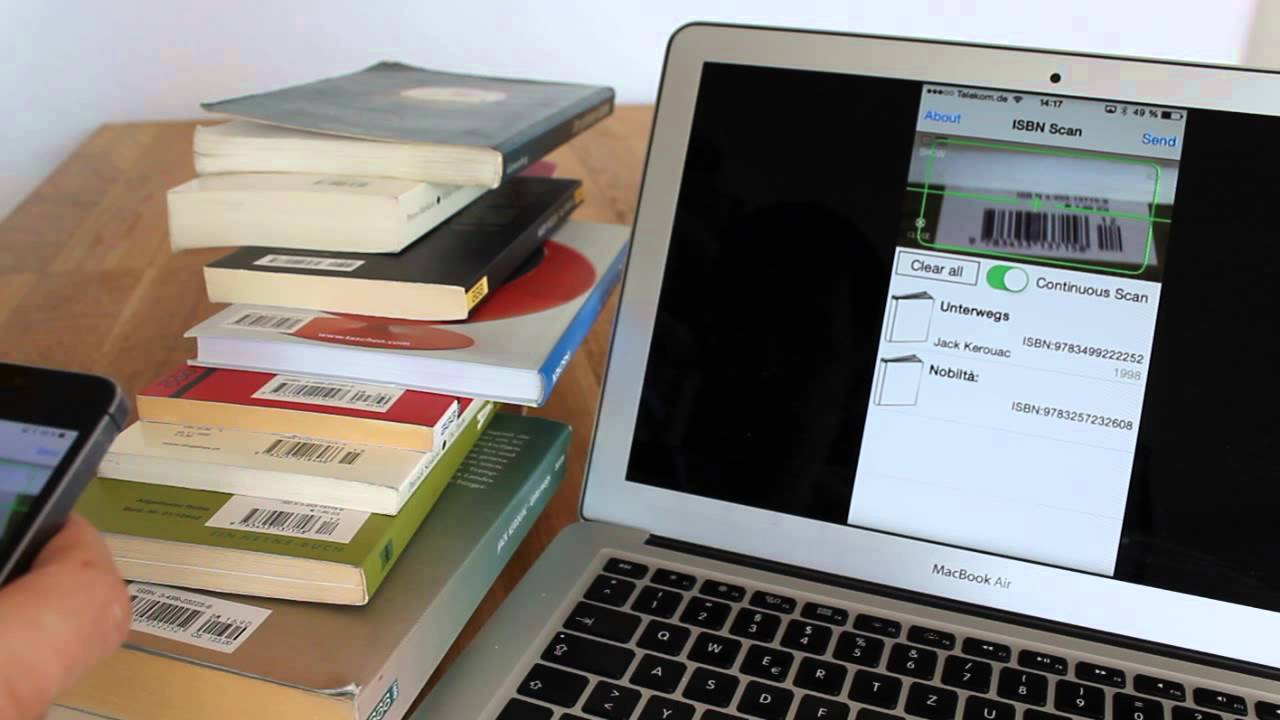 ISBN Scan: Buchscanner im Test - ifun.de - YouTube