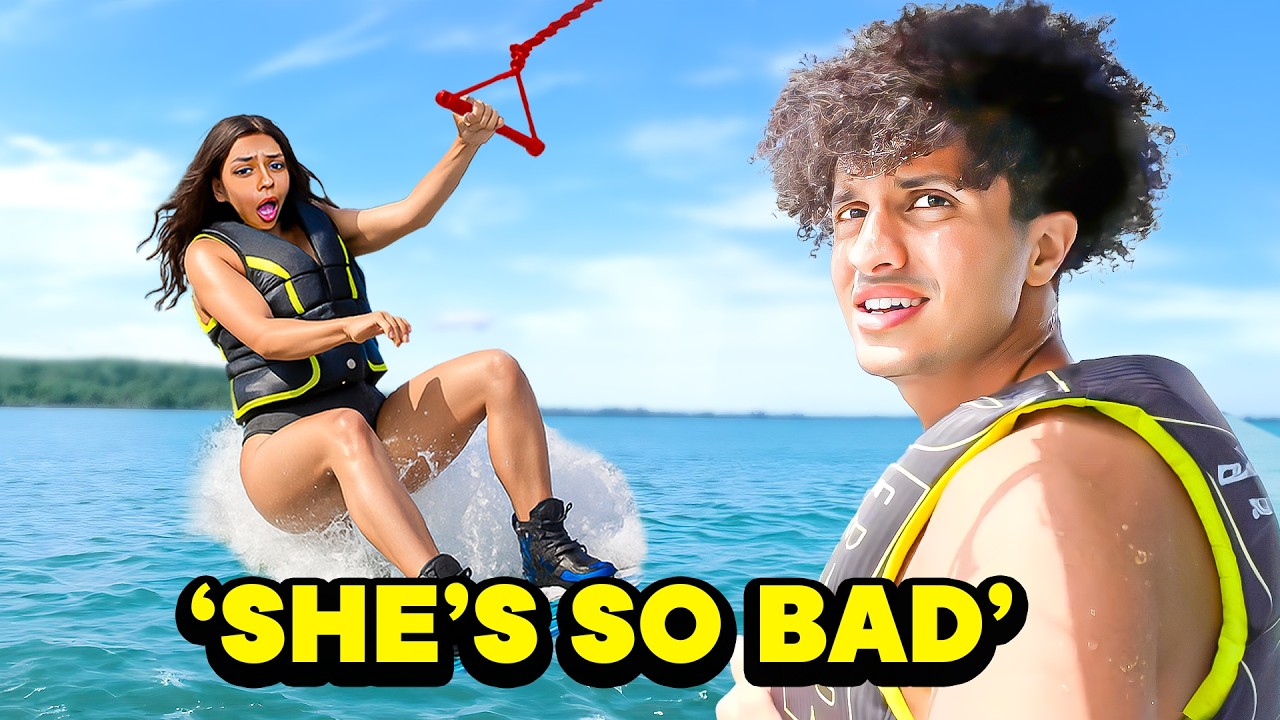 Ash Alk & Sabrina Go WAKEBOARDING! - YouTube