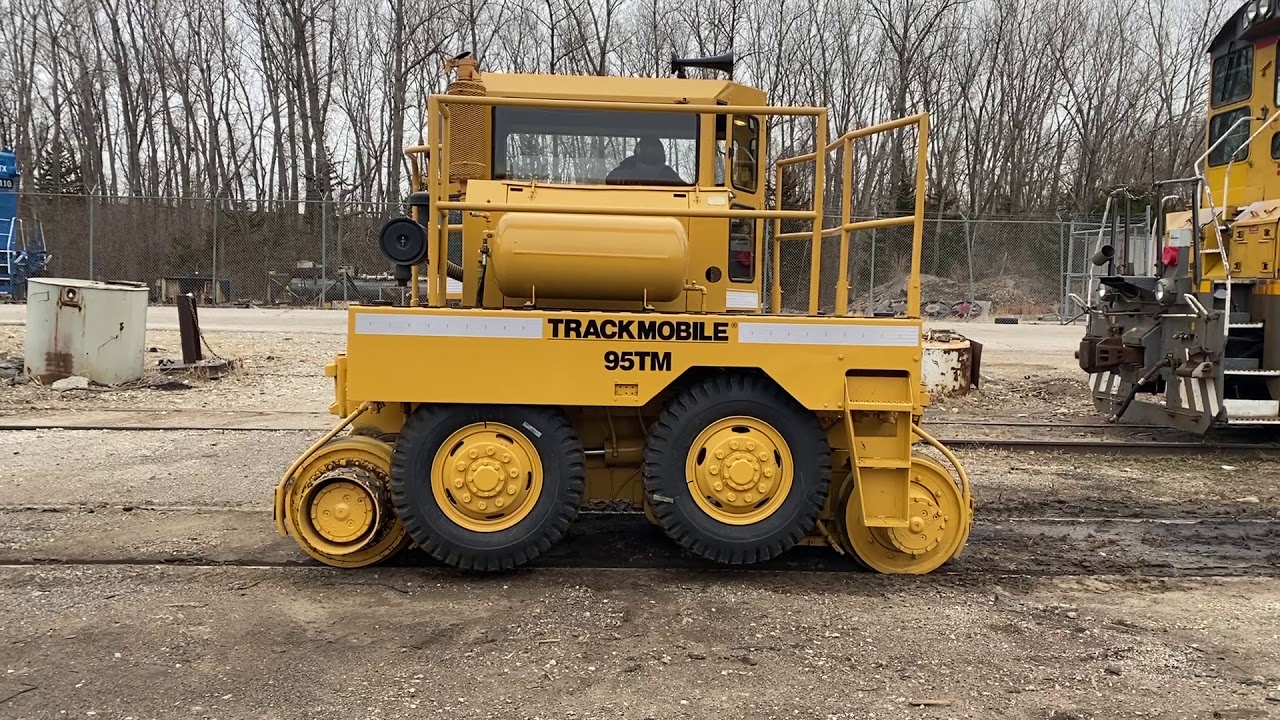 95 TM Trackmobile ready for sale at www.railmover.com - YouTube