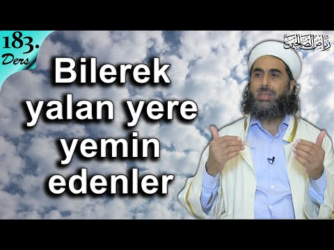 183- Üzerine yemin edilecekler || Yalan yere yemin etmek günahtır - Mahmut Karakış