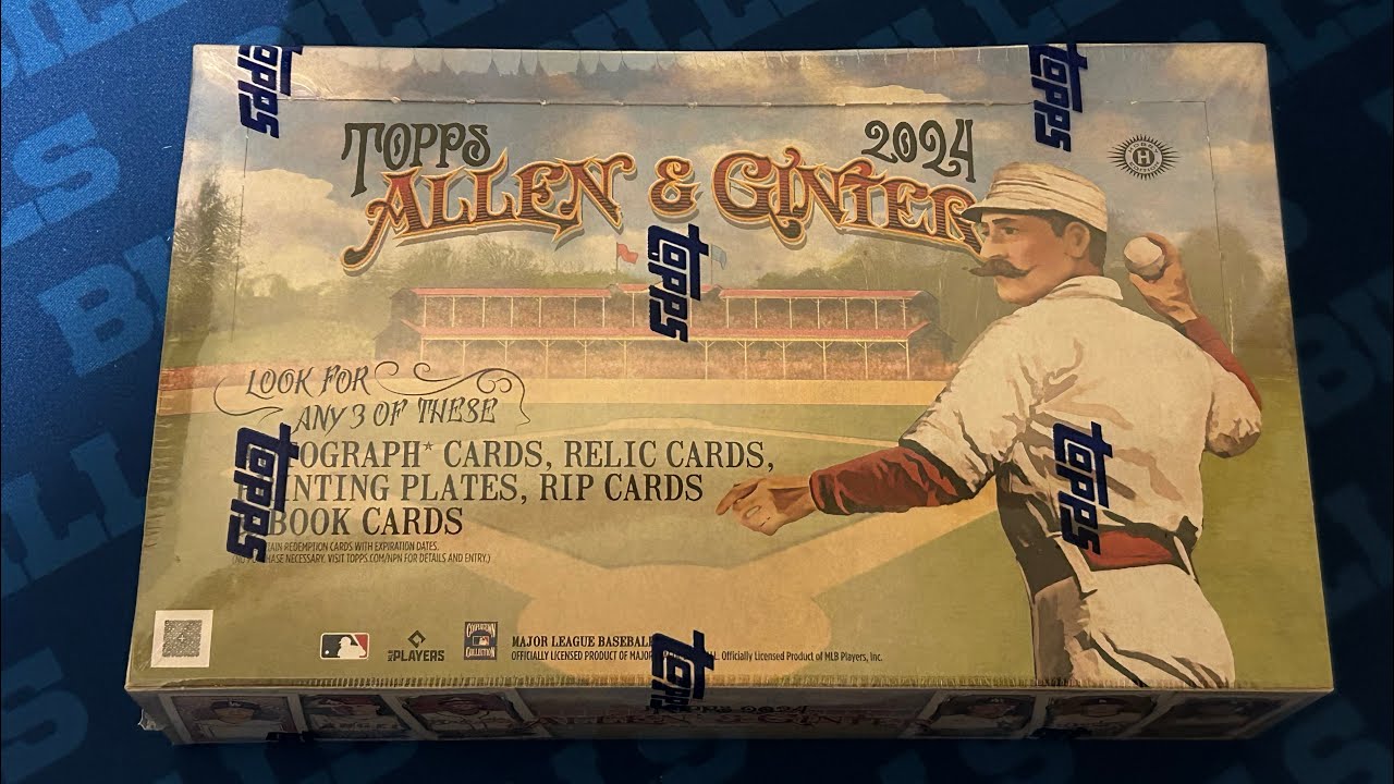 Opening another 2024 Allen and ginter hobby box. - YouTube