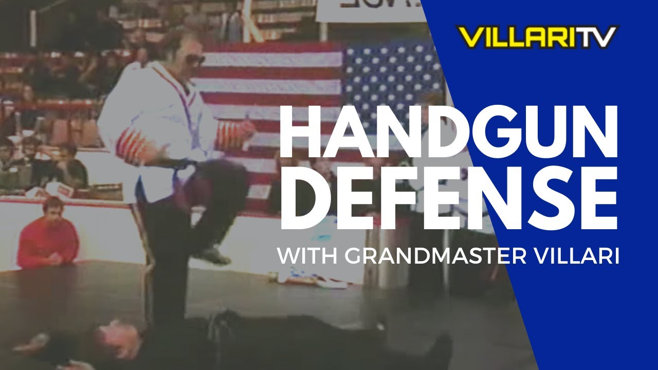 Head-On Handgun Disarm with Grandmaster Villari - Shaolin Kempo Karate ...