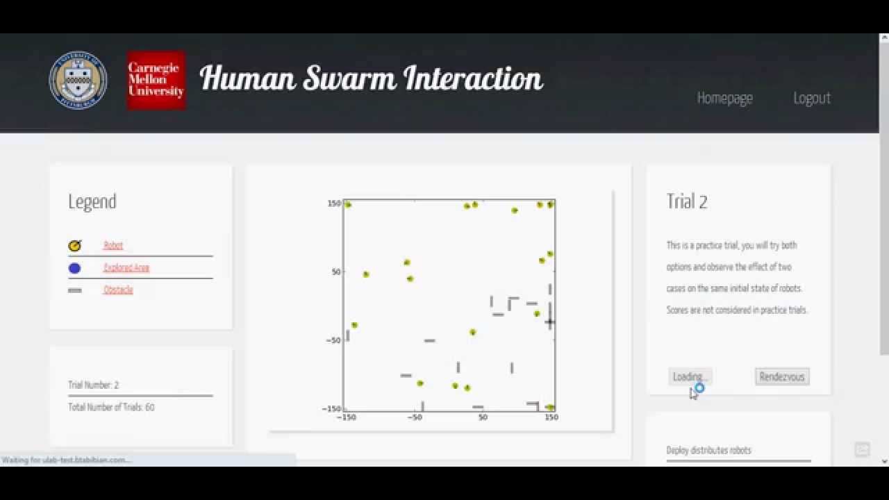 Human Swarm interaction experiment - introduction - YouTube