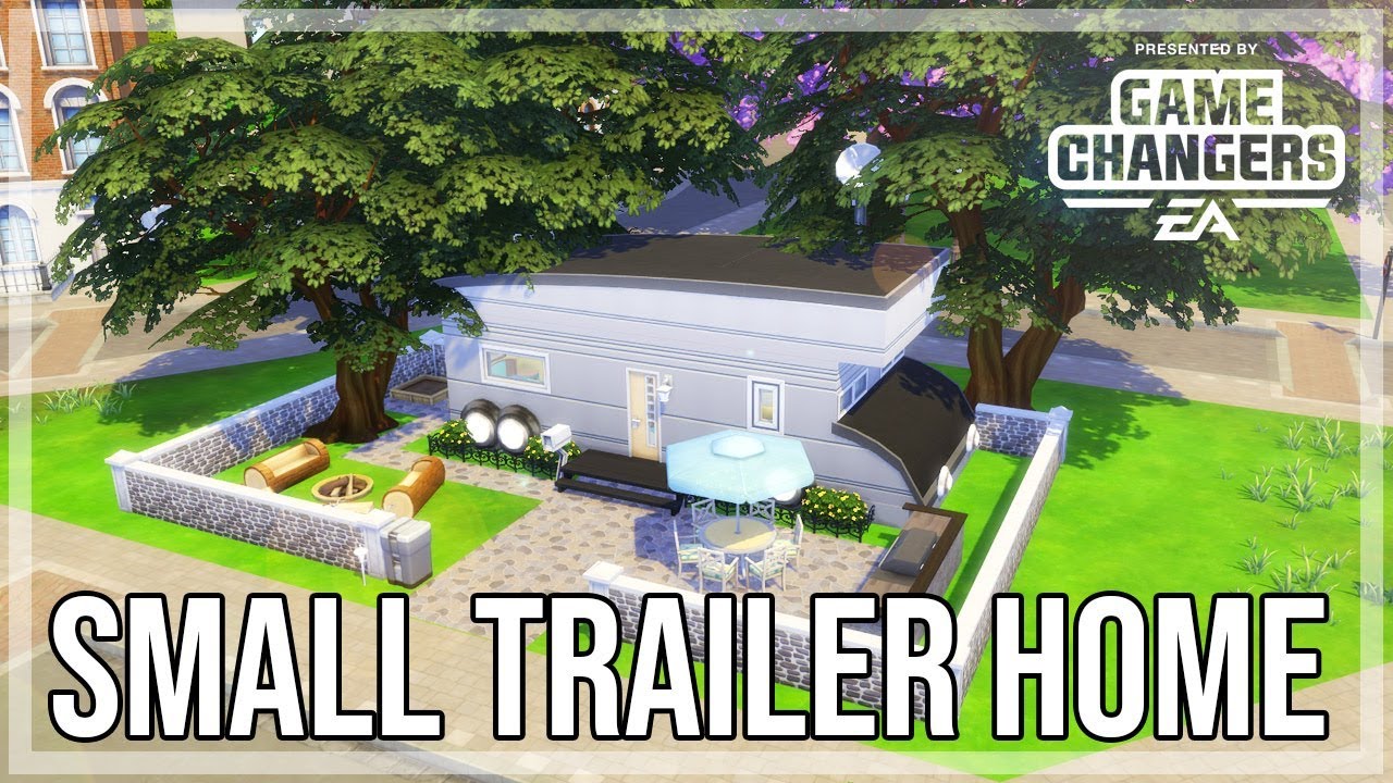 The Sims 4: House Build || Small Trailer Home - YouTube