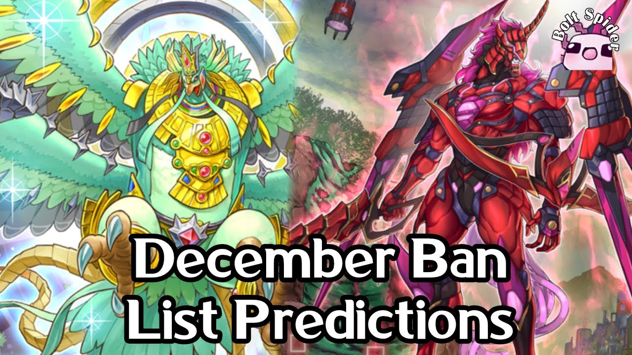Yu-Gi-Oh! December/January Ban List Predictions - YouTube