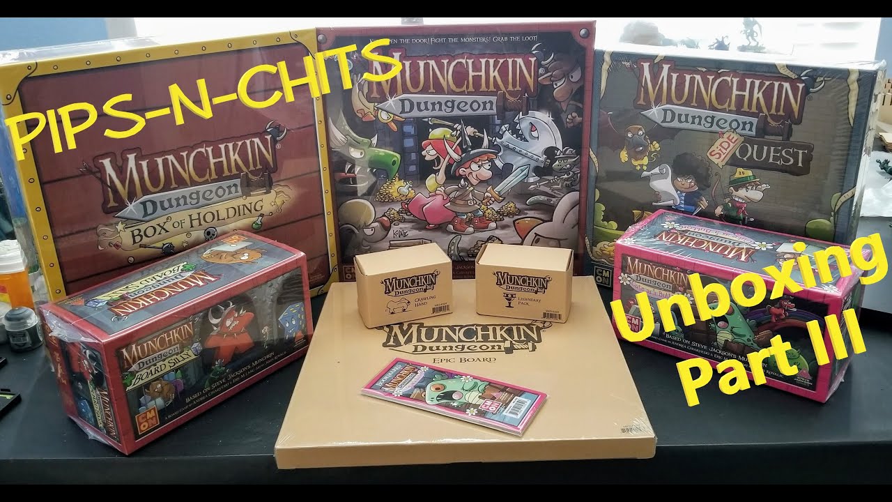 Unboxing - Dungeon Munchkin Part III - YouTube