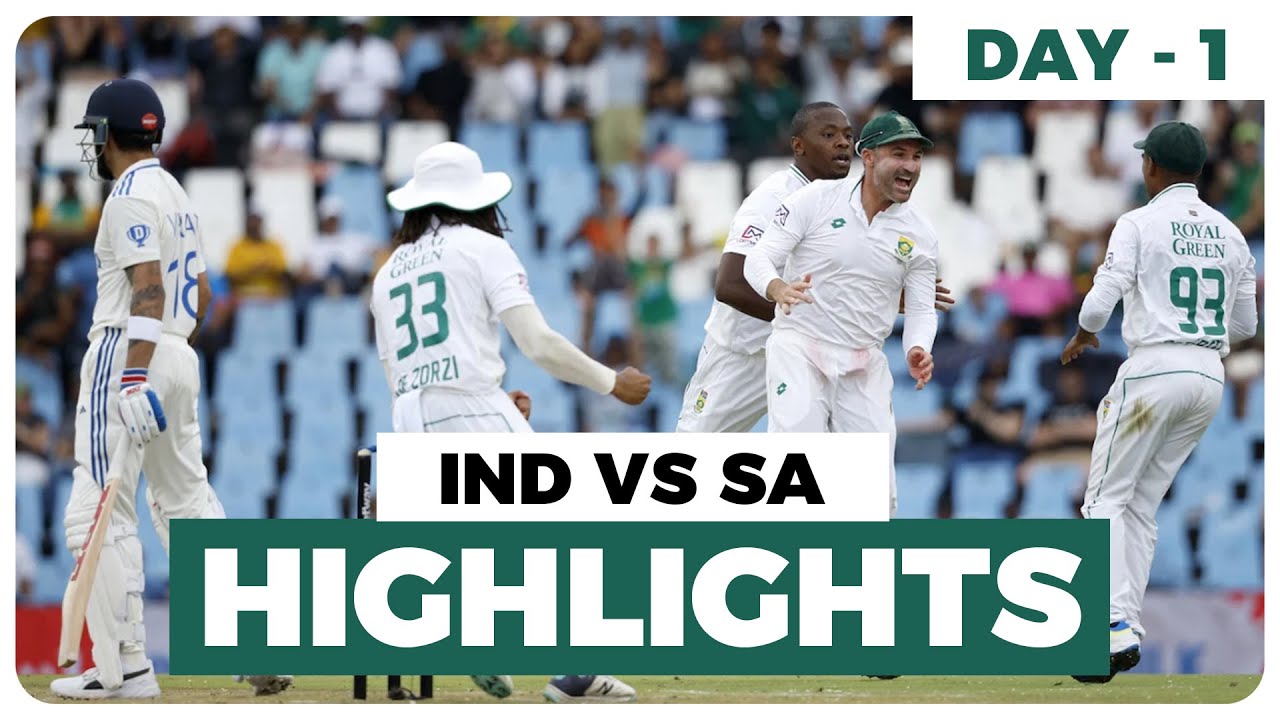 IND vs SA 1st Test Day 1 Full Highlights | INDIA VS SOUTH AFRICA 1ST ...