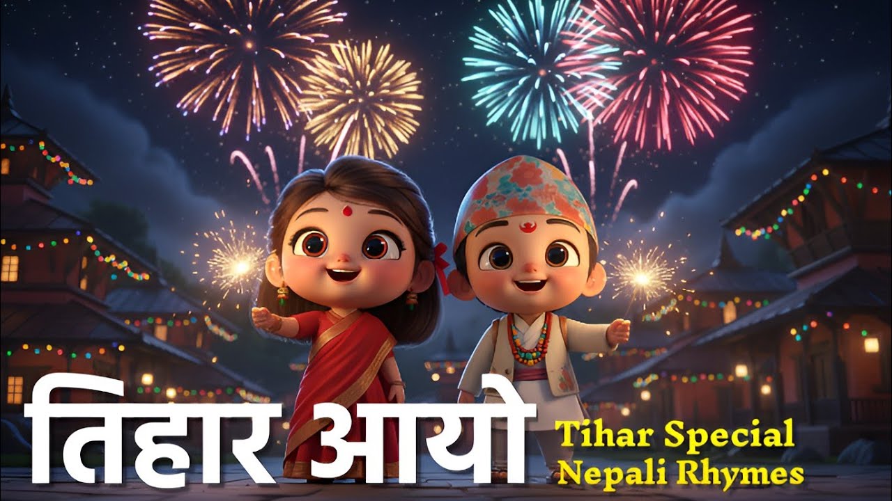 Tihar Aayo तिहार आयो | Tihar Festival Song | Nepali Rhymes By हाम्रो ...