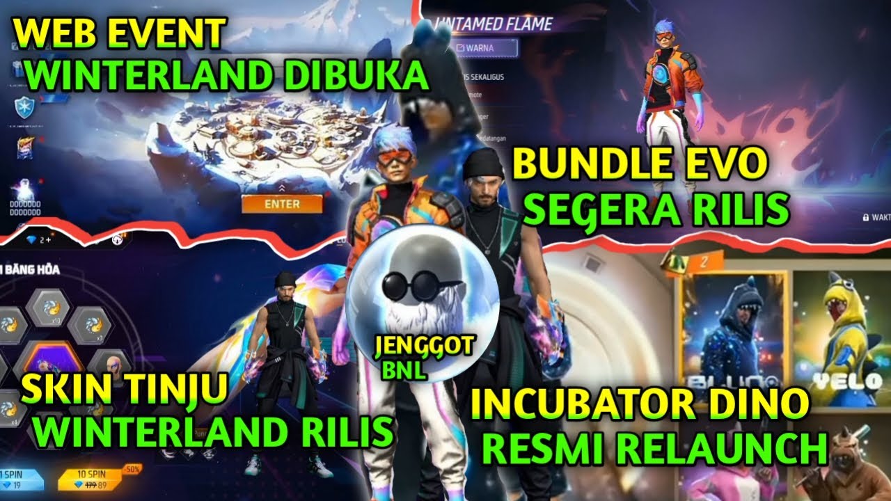 BOCORAN FF, JENGGOT BNL, INCUBATOR DINO RESMI RELAUNCH, BUNDLE EVO ...
