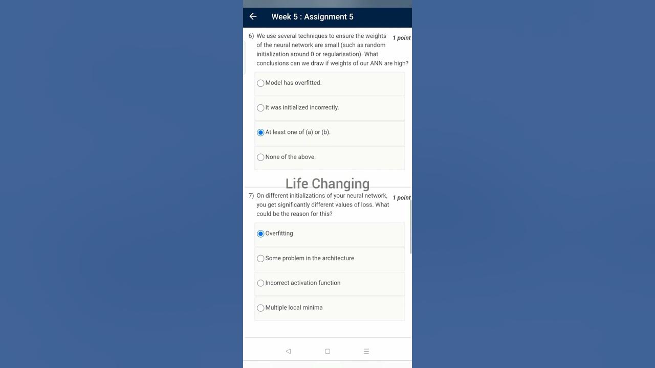 Nptel Introduction To Machine Learning Iit Madras Week 5 Assignment Answers Swayam 31st Aug