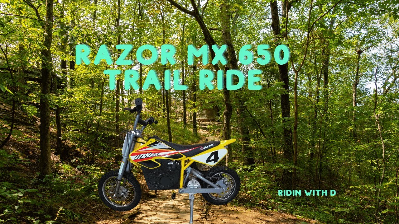 Razor MX 650 Trail Ride - YouTube