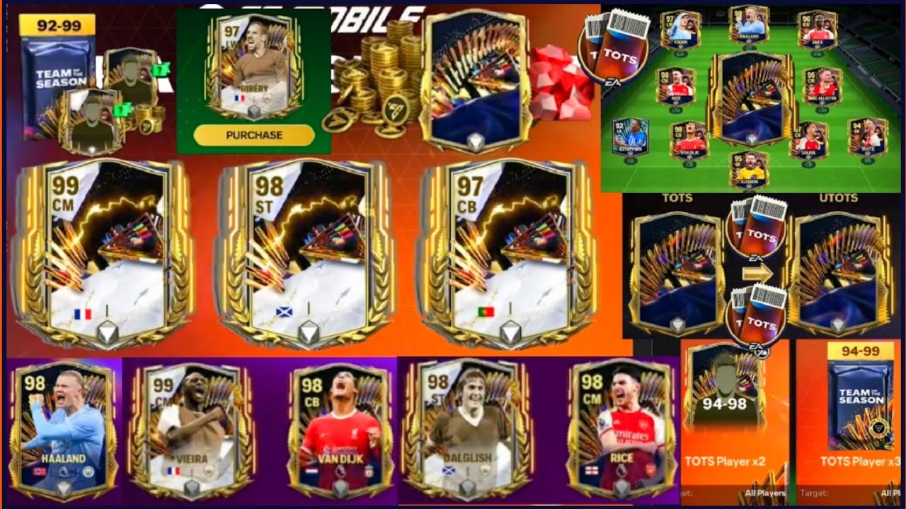 Komplettes TOTS Event in EA FC Mobile😱: Alle PL Karten, ICONS, Designs ...