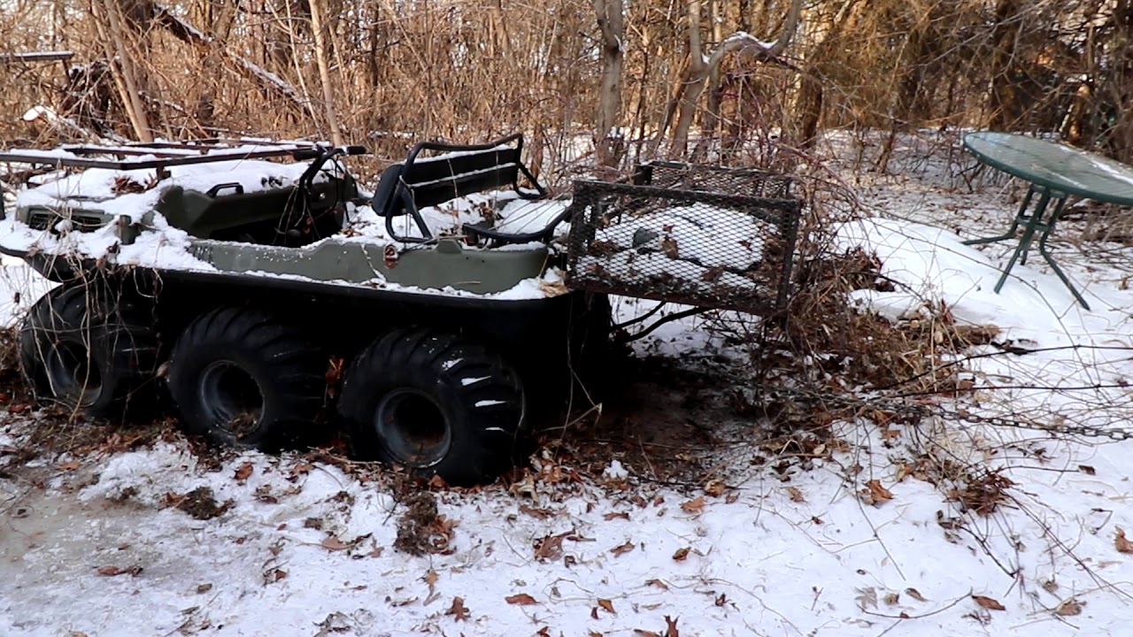 ARGO Bigfoot 6x6 .The 6wheeler revisited. Will it run again? - YouTube