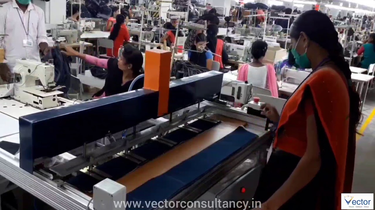 Waist Band Marking Machine - YouTube