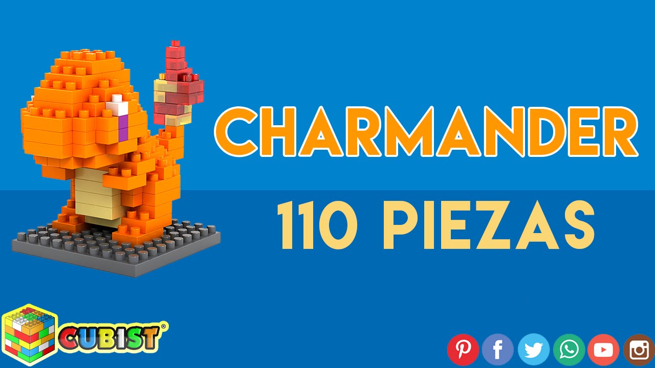 POKEMON: CHARMANDER | MINI LEGO | LOZ IBLOCK FUN - YouTube